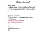 Very Basic Java Errors Ppt