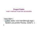 Very Basic Java Errors Pdf