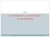 Visual Basic Ppt