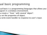 Visual Basic Programming Pptx