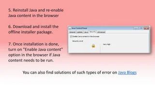 3 Steps To Solve Java Error Code 1603 Ppt - Mobile Nature Designs for Desktop