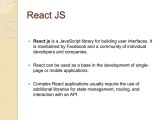 Web Development Using Javascript React Js Node Js Html Css And Sql