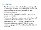 Introduction To Html Css And Javascript For Web Development Pdf