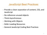 Performance Optimization And Javascript Best Practices Pdf