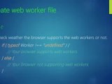 Web Workers Javascript Html Api Pptx