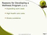 Wellness Program Powerpoint Presentation Ppt