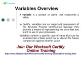 Worksoft Certify Online Training Basic Demo Tutorial Pptx
