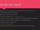 Javascript Own Objects Web Technology Pptx