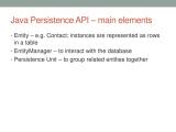 Ppt The Java Persistence Api Powerpoint Presentation Free Download
