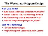 Ppt Understanding Java Datatypes In Cop2800 Computer Programming