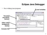 Ppt 03 Using Eclipse Powerpoint Presentation Free Download Id 1804483