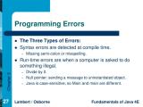 Ppt Chapter 3 Syntax Errors And Debugging Powerpoint Presentation