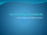 Ppt Java Coding Standards Powerpoint Presentation Free Download Id