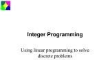 Ppt Integer Programming Powerpoint Presentation Free Download Id