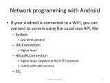 Ppt Android Networking Powerpoint Presentation Free Download Id