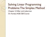 Ppt Solving Linear Programming Problems The Simplex Method