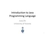 Ppt Introduction To Java Programming Language Powerpoint Presentation