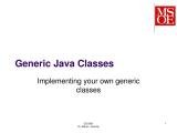 Ppt Generic Java Classes Powerpoint Presentation Free Download Id