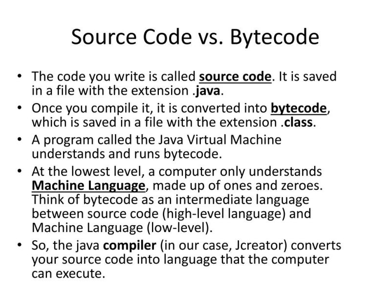 Difference Between Source Code And Bytecode Key Difference Docslib - Gorgeous Mountain Pattern - Desktop