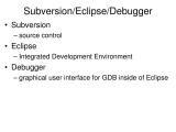 Ppt Subversion Eclipse Debugger Powerpoint Presentation Free