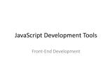 Ppt Javascript Development Tools Powerpoint Presentation Free