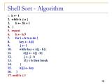 Shell Sort Algorithm