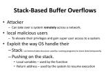 Ppt Stack Based Buffer Overflows Powerpoint Presentation Free