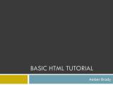 Ppt Basic Html Tutorial Powerpoint Presentation Free Download Id
