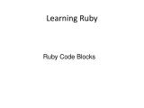 Ppt Learning Ruby Powerpoint Presentation Free Download Id 2761303