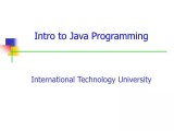 Ppt Intro To Java Programming Powerpoint Presentation Free Download
