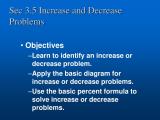 Ppt Sec 3 5 Increase And Decrease Problems Powerpoint Presentation