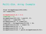 Ppt Lecture 25 Multi Dimensional Arrays Powerpoint Presentation