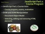 Ppt Javascript Part 2 Course Introduction Powerpoint Presentation