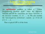 Ppt Linear Programming Formulations Graphical Solution Powerpoint