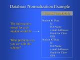Ppt Csis 254 Oracle Normalization Powerpoint Presentation Free