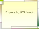 Ppt Lecture 5 Java Thread Programming Powerpoint Presentation Free