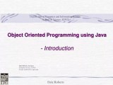 Ppt Object Oriented Programming Using Java Introduction Powerpoint