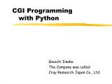Ppt Cgi Programming With Python Powerpoint Presentation Free