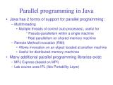 Ppt Parallel Programming In Java Powerpoint Presentation Free