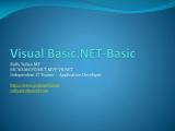 Ppt Visual Basic Net Basic Powerpoint Presentation Free Download