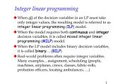 Ppt Integer Linear Programming Powerpoint Presentation Free Download