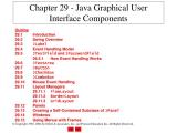 Ppt Chapter 29 Java Graphical User Interface Components Powerpoint