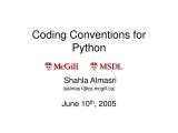 Ppt Coding Conventions For Python Powerpoint Presentation Free