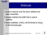 Ppt Stack Based Buffer Overflows Powerpoint Presentation Free