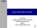 Ppt Stack Based Buffer Overflows Powerpoint Presentation Free