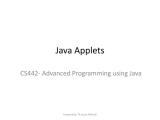Ppt Java Applets Powerpoint Presentation Free Download Id 3668582