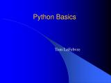 Ppt Python Basics Powerpoint Presentation Free Download Id 3674126