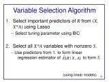 Ppt Variable Selection For Tailoring Treatment Powerpoint