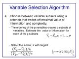 Ppt Variable Selection For Tailoring Treatment Powerpoint