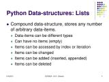 Ppt Python Data Structures Lists Powerpoint Presentation Free